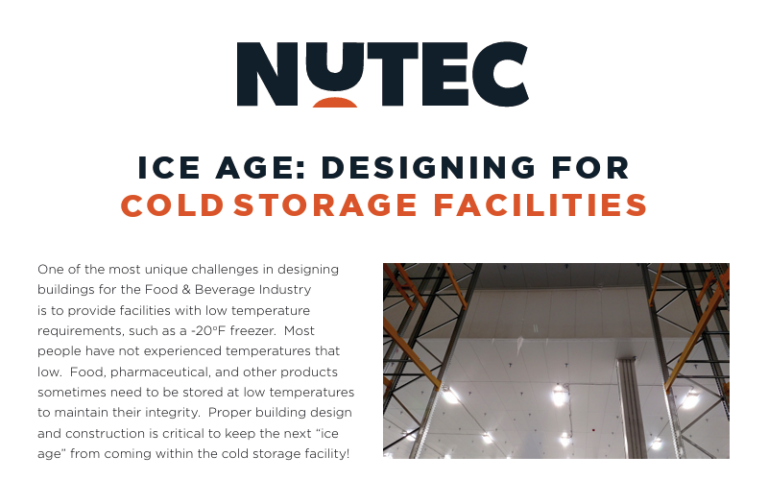 Ice Age: Designing for Cold Storage Facilities - Nutec